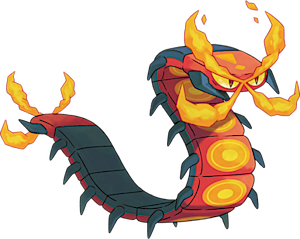 Pokemon 2851 Shiny Centiskorch Pokedex: Evolution, Moves, Location, Stats