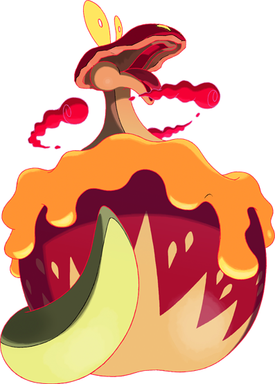 Pokemon 26841 Shiny Giga Flapple Pokedex: Evolution, Moves, Location, Stats